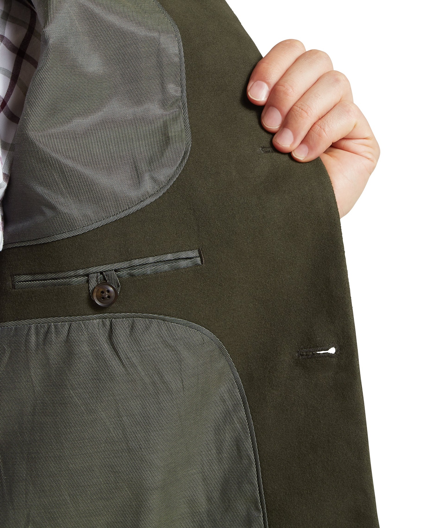Schoffel Barnsdale Nehru Waistcoat Forest | Jacks 1952